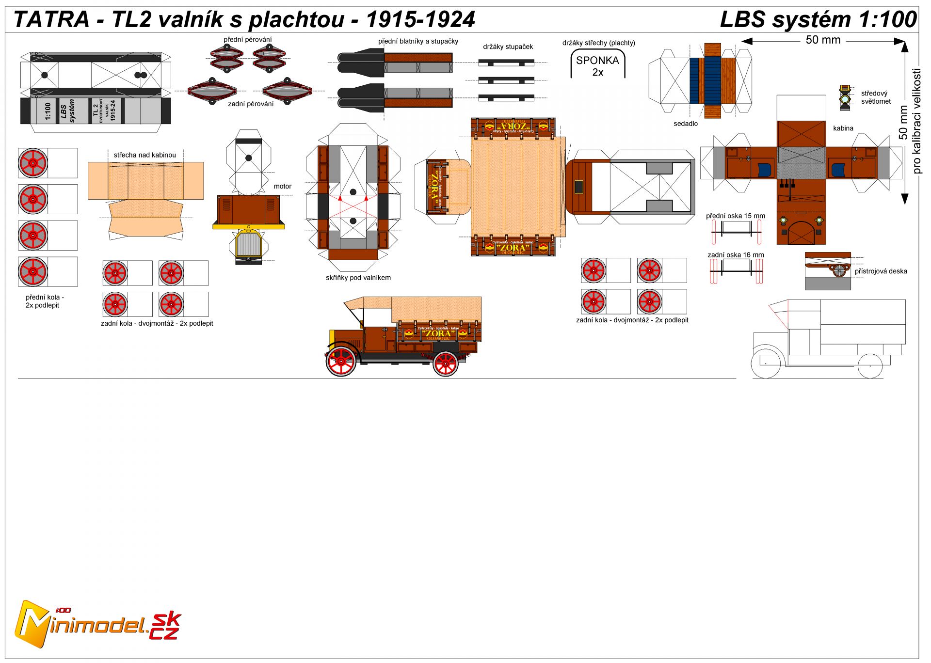 TATRA TL2 - Minimodel Web