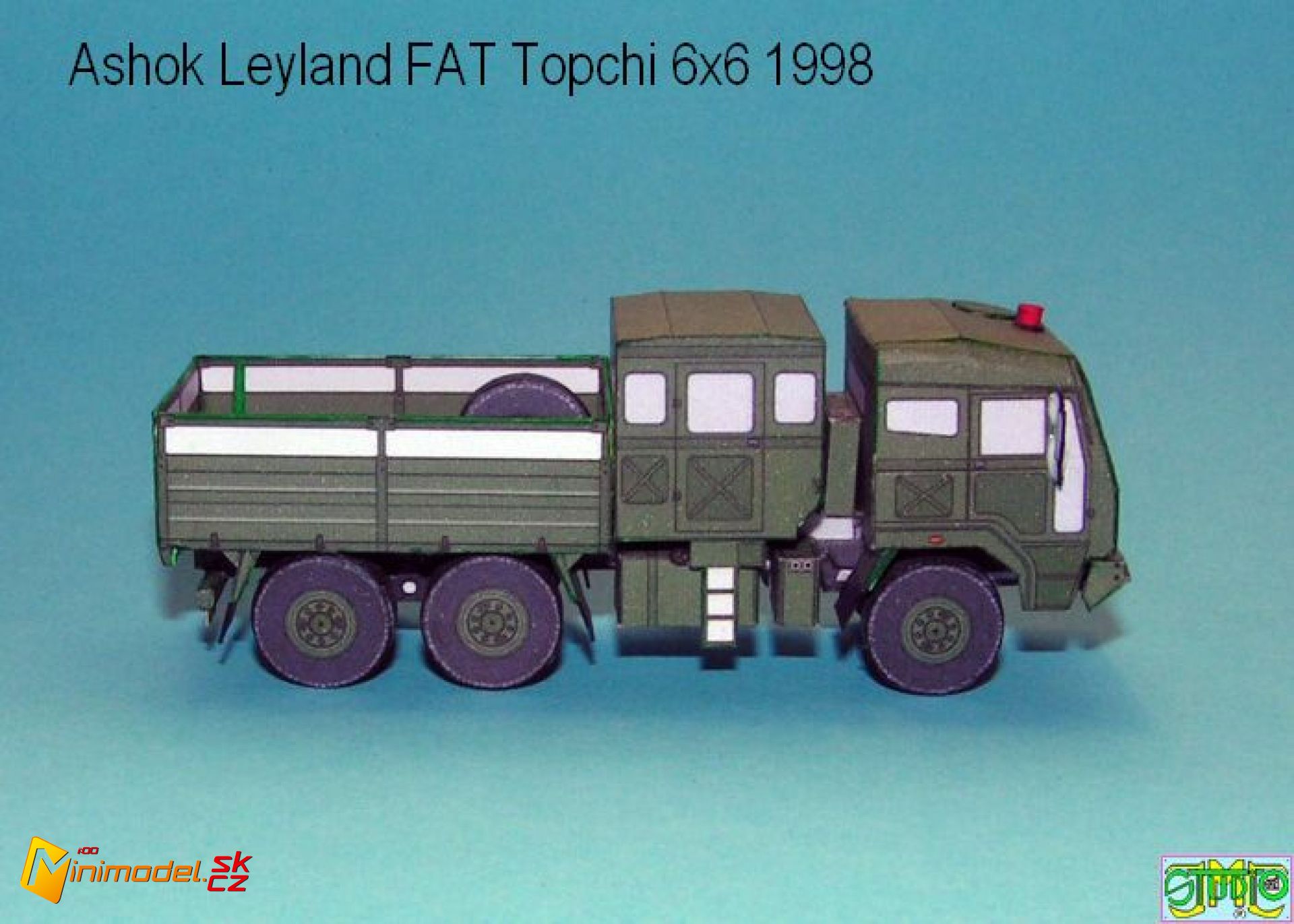 JJM O31 ASHOK LEYLAND FAT TOPCHI 6x6 1998 - Minimodel Web