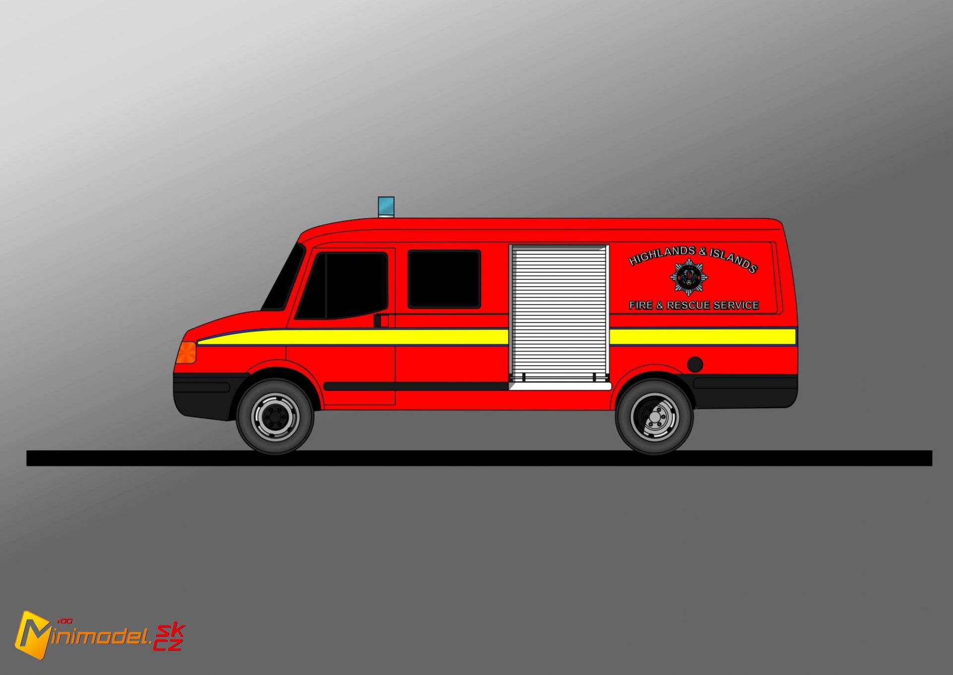 FE3878 LDV CONVOY LWB FIRE - Minimodel Web