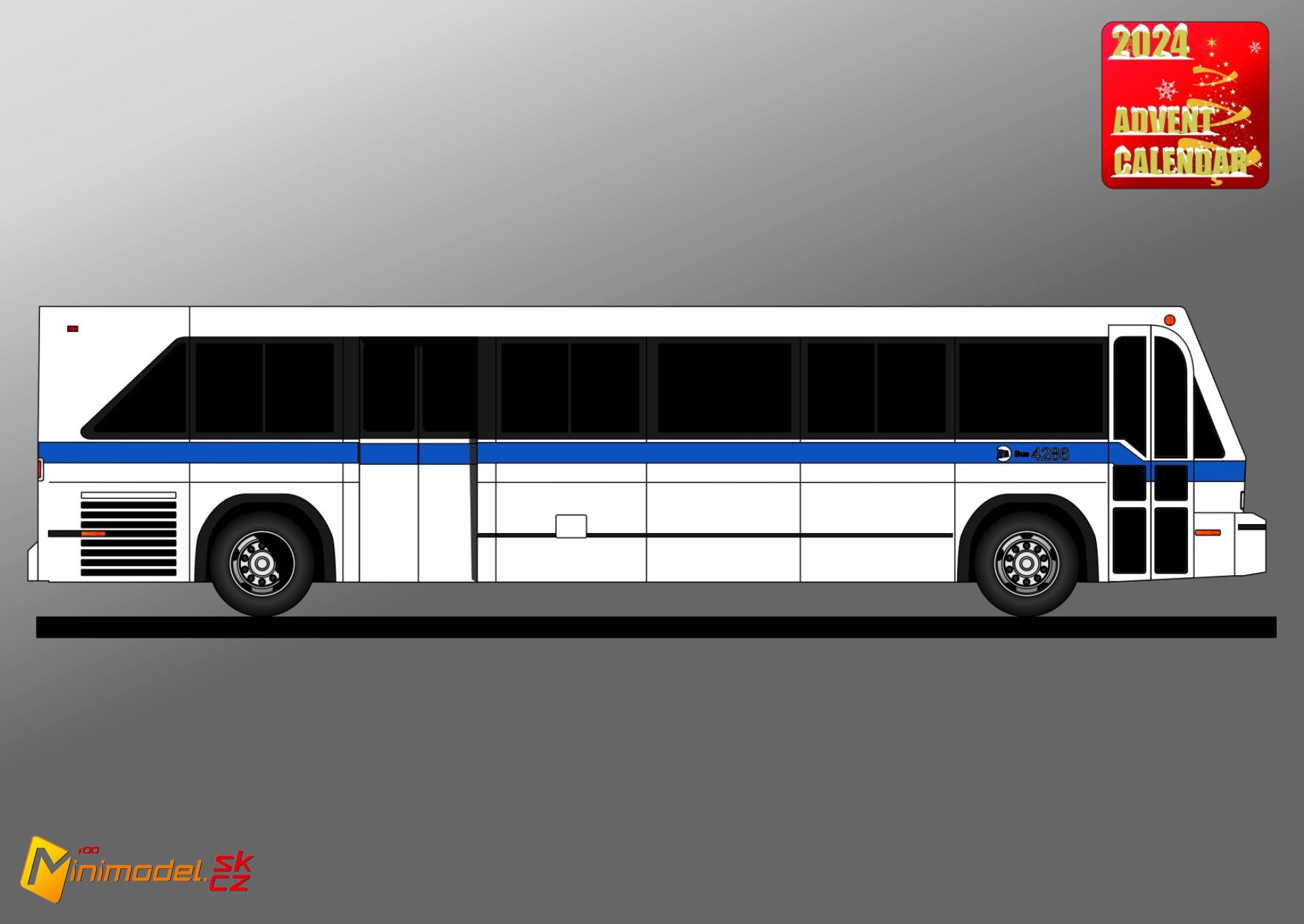 FE4262 GMC RTS MTA BUS - Minimodel Web