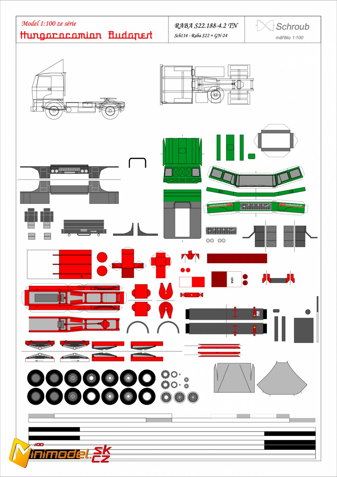 SCH114 RABA S22 TN 4x2 - Minimodel Web